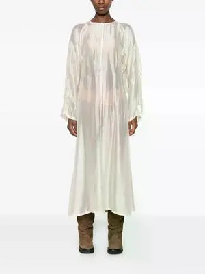 Our Legacy Shimmering Open-back Maxi Dress