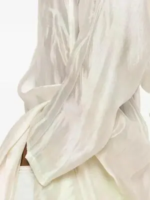 Our Legacy Shimmering Open-back Maxi Dress