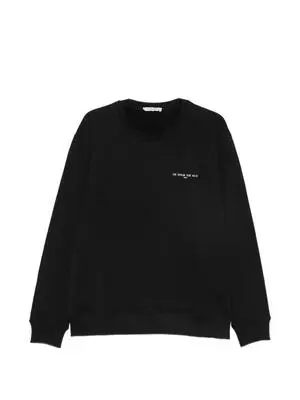 IH NOM UH NIT Graphic-print Crew-neck Sweatshirt - Black