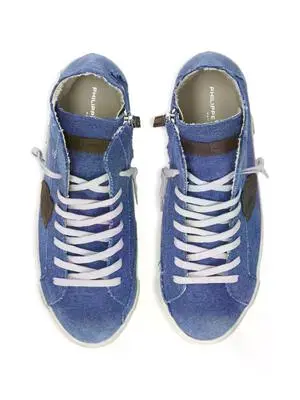 Philippe Model Prsx High-top Canvas Sneakers