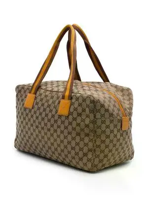 Gucci 2000-2015 Gg Canvas Web Travel Bag