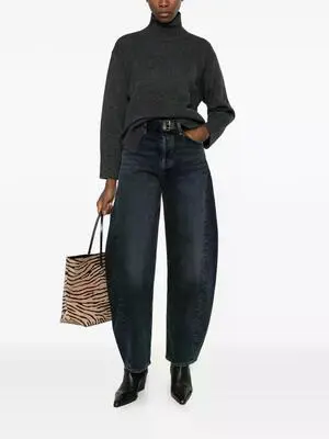 Calvin Klein Lux High-neck Side-slit Sweater