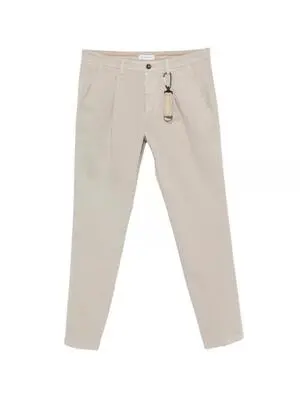 MANUEL RITZ Pleated Chinos - Neutrals