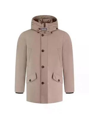 Woolrich Hooded Button-up Coat