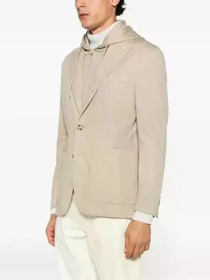 MANUEL RITZ Hooded Jersey Blazer
