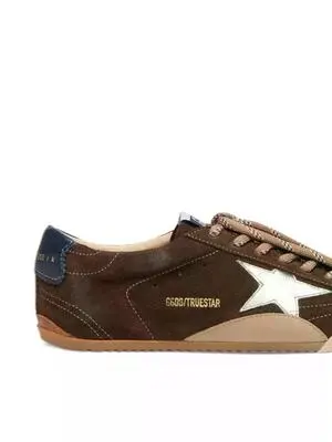 GOLDEN GOOSE True Star Suede-upper Leather-star Naplack-heel Sneakers