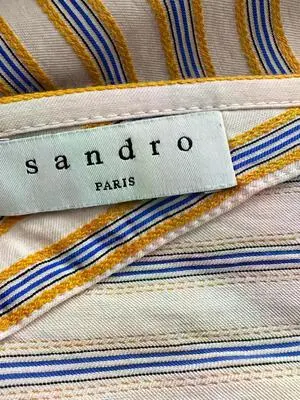 Sandro Anym Striped Midi Dress