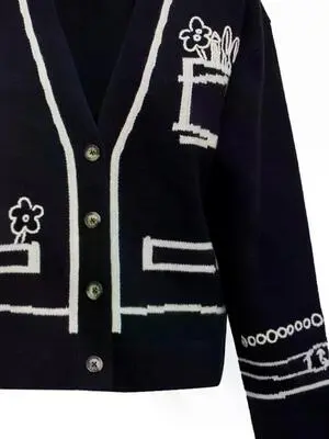 Mira Mikati Trompe L'oeil Cardigan