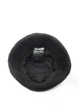 Prada 2010s Triangle-appliqué Bucket Hat
