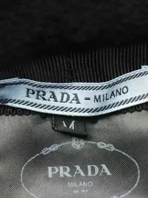 Prada 2010s Triangle-appliqué Bucket Hat