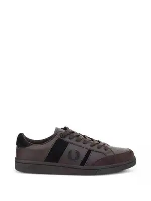 Fred Perry Logo-embroidered Panelled Sneakers
