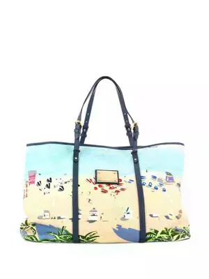 LOUIS VUITTON Ailleurs Cabas Limited Edition Printed Canvas Gm Tote Bag - Multicolour