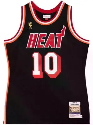 Mitchell & Ness Nba Miami Heat 96 Tim Hardaway Authentic Jersey - Black