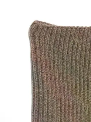 UMA WANG Ribbed-knit Snood Scarf