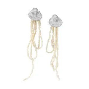 SARAS FINE JEWELLERY Celeste Drop - Silver