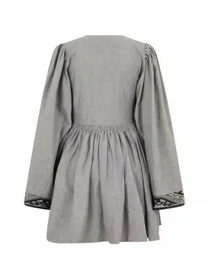 DIESEL® Embroidered Long-sleeve Dress