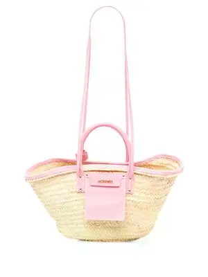 Jacquemus 2000-2026 Straw Le Grand Panier Soli Satchel