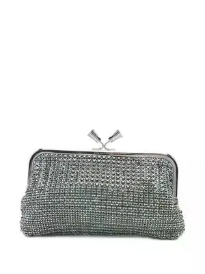 ANYA HINDMARCH Maud Crystal-embellished Lutch Bag