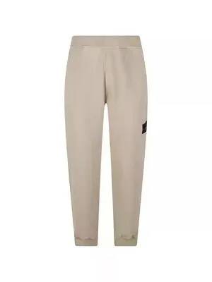 Stone Island 6200012 Brushed Organic-cotton Fleece Joggers - Neutrals