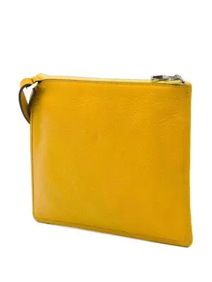 Loewe 2013 Leather Logo Wristlet Clutch Bag