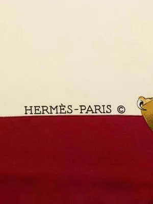 Hermès 1980-2010 Chasse A Vol Silk Scarf 90 Scarves