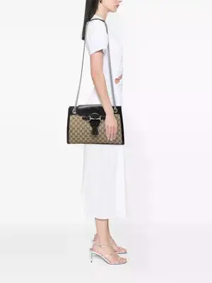 Gucci 2016-2026 Large Gg Canvas Emily Shoulder Bag