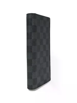 LOUIS VUITTON Damier Graphite Portefeuille Brazza Wallet