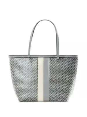 Tory Burch Monogram-print Striped Tote Bag