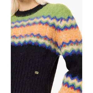 GANNI Fair Isle Alpaca-blend Jumper
