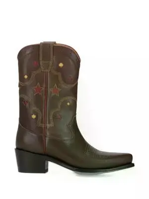 FORTELA Dahlia Embroidered-star Boots