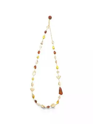 DOMINIQUE DENAIVE VINTAGE Sofiane Resin Necklace - Gold