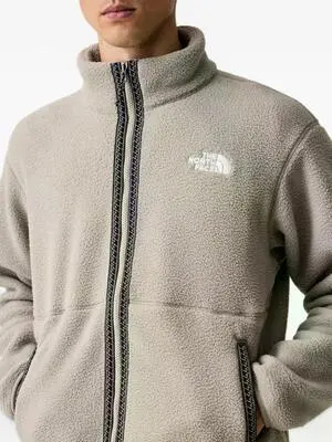 The North Face Logo-embroidered Zip-up Sweater