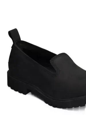 Timberland X Telfar Logo-debossed Lug-sole Loafers