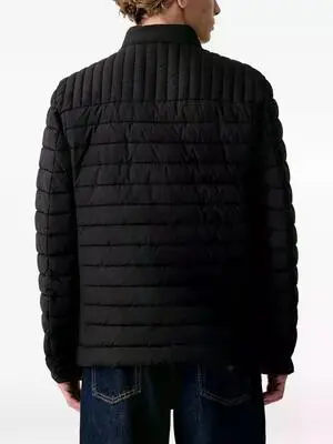TRUSSARDI Quilted Zip-up Jacket - Black