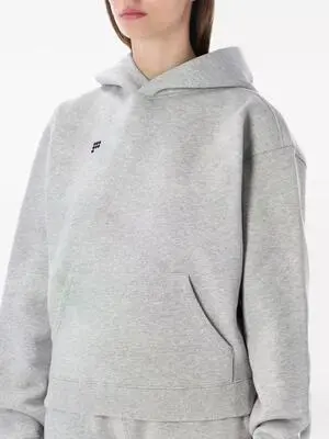 PANGAIA Logo-print Drop-shoulder Hoodie