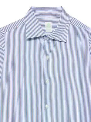 FINAMORE 1925 Vertical-stripe Spread-collar Shirt