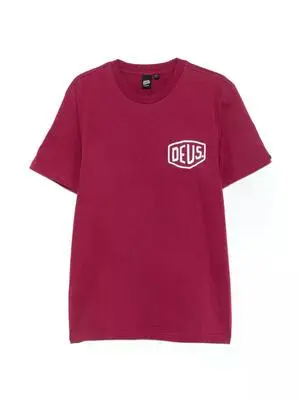 Deus Ex Machina Logo-print Short-sleeve T-shirt - Red