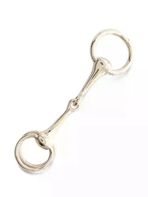 Hermès 2010s Horsebit Scarf Ring - Gold