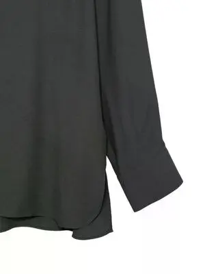 Tibi Curved-hem Shirt