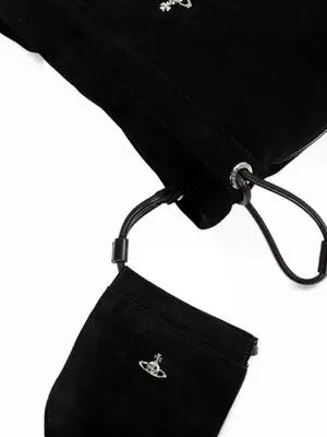VIVIENNE WESTWOOD Orb Drawstring Clutch Bag
