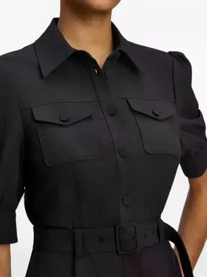 Cinq À Sept Anisa Belted Shirt Mini Dress