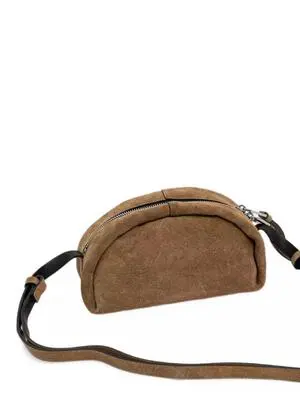 ALLSAINTS Rosalie Arc Suede Crossbody Bag