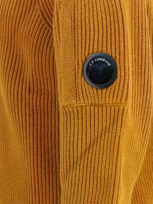 C.P. COMPANY Full-rib Cotton Lens Crewneck Sweater