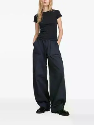 KAPPY One Tuck Wide-leg Trousers