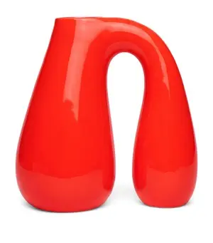 GUSTAF WESTMAN Glazed Ceramic Chunky Jug - Red