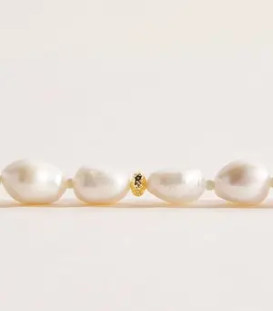 Anni Lu Gold-plated Big Stellar Pearly Bracelet
