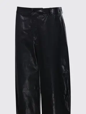 DESA 1972 Mid-rise Cropped Sheepskin Leather Trousers