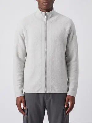 HOUDINI SPORTSWEAR High Neck Zip-up Cardigan In Polyester - Grey