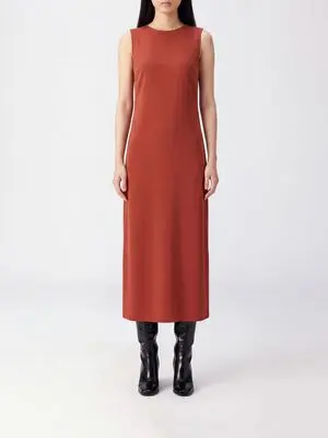 Peserico Off-the-shoulder Slim Fit Midi Sheath Dress - Red