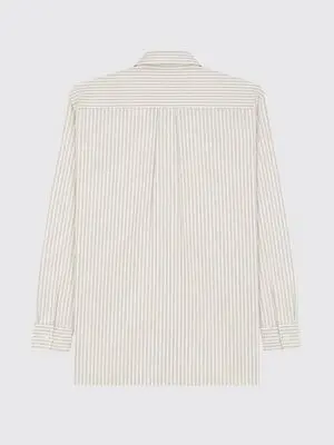 Aspesi Striped Cotton Shirt With Button-down Collar